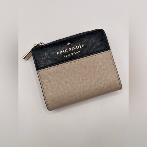 kate spade | Bags | Kate Spade Staci Colorblock Small Lzip Bifold ...